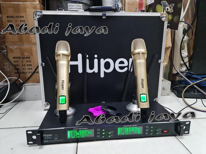 Jual mic wireles huper sk58 pro huper sk58pro huper sk 58 pro garansi ...