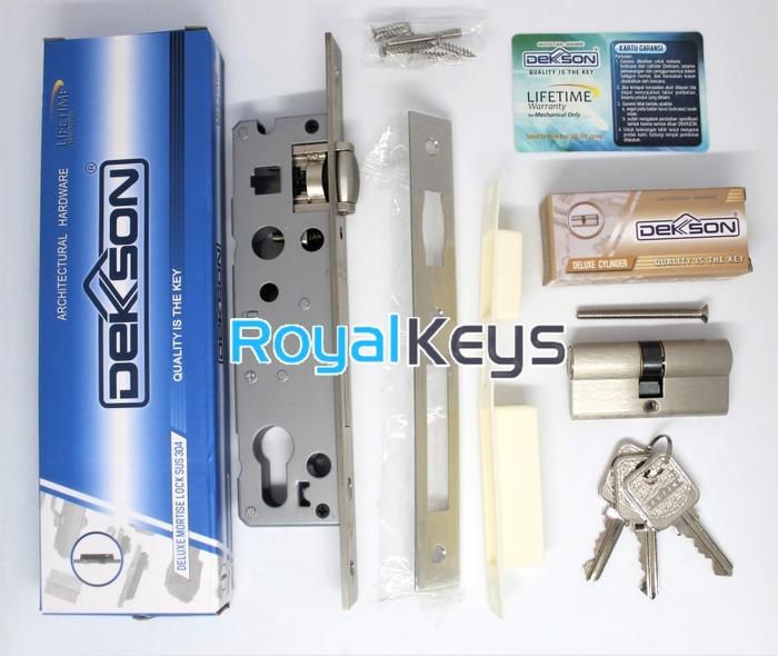 Jual Mortise Lock Dekson Dekkson MTS RL DL 84030 SSS Body Kunci Pintu ...