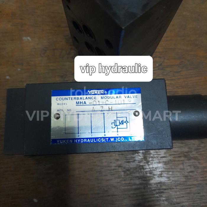 Jual counter balance modular valve yuken type MHA-01-C-20 / MHA 01YUKEN ...
