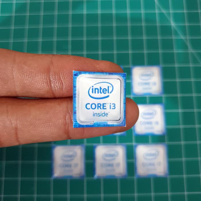 Jual Sticker Timbul Emblem intel Core i3 i5 i7 Gen 6 - Core i5 - Kab ...