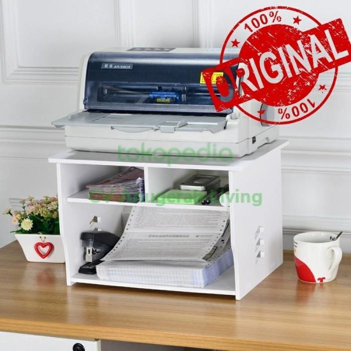 Jual Meja Printer Monitor Laptop Stand Riser Rak Buku Kertas Kuat Kokoh ...