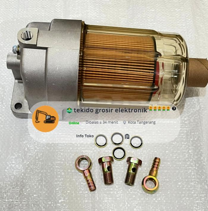 Jual Fuel Filter Housing Assy rumah filter Solar Assy SK200-8 - Kota ...