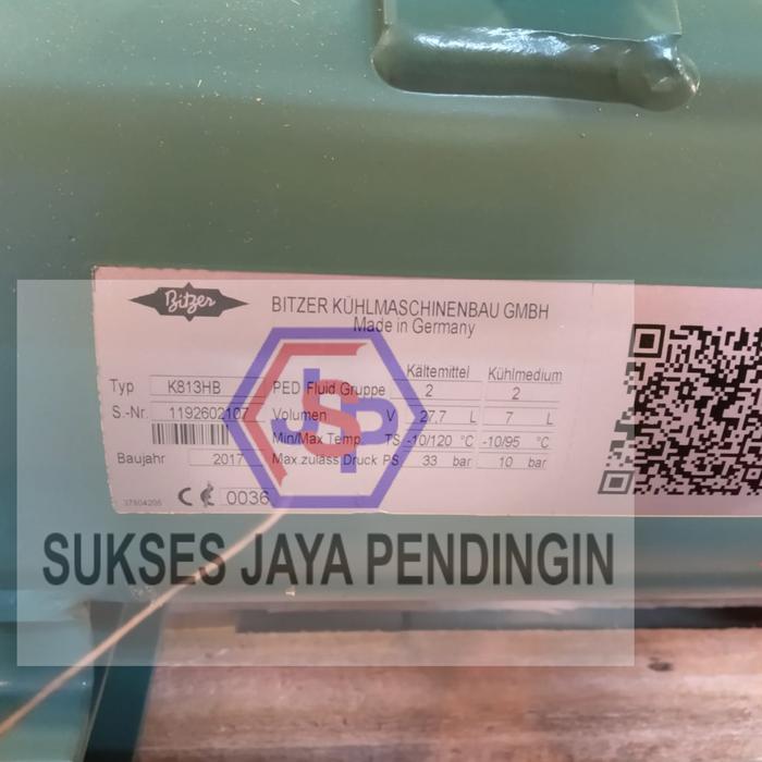 Jual Shell And Tube Cooled Exchanger Bitzer K813HB Germany - Jakarta ...