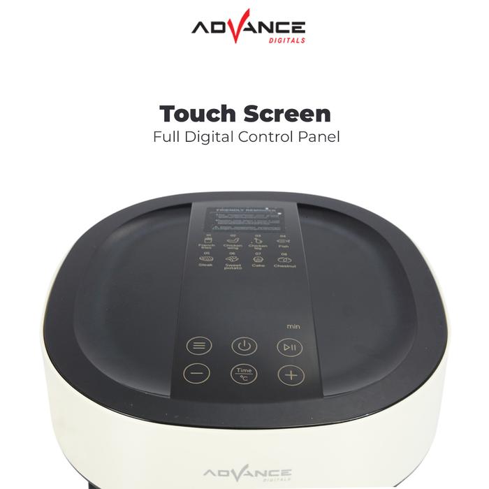 Jual Air Fryer Digital Advance Adf-38 Dw Transparan Glass 800 Watt Di ...