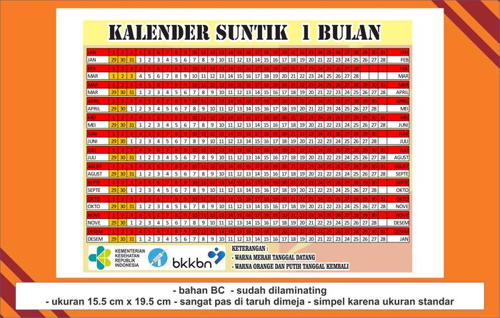 Jual Kalender KB 1 bulan termurah(laminating) - Kab. Lumajang - AR ...