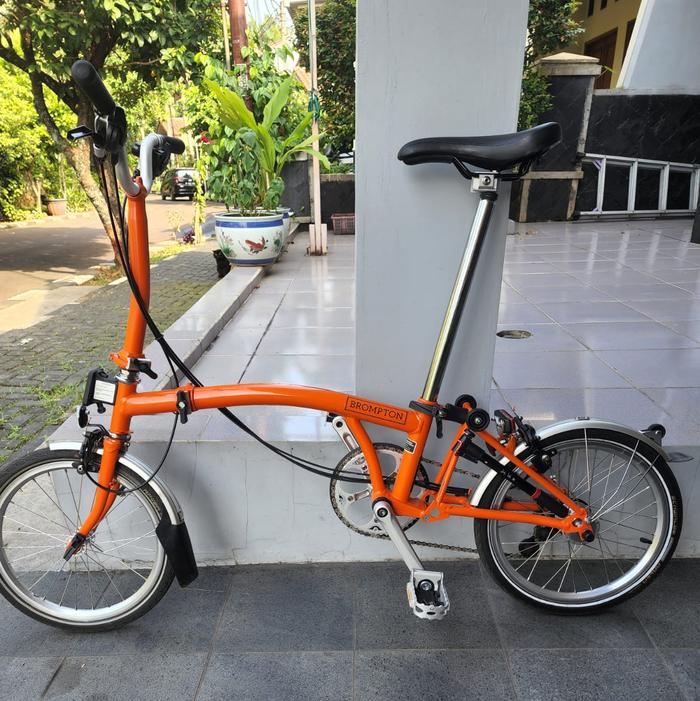 Jual [SOLD]Brompton M6L Orange 2020 2nd ada minus - Kab. Tangerang ...