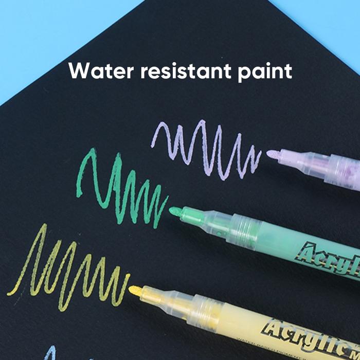 Jual Acrylic Marker Pen Set Spidol Akrilik Paint Marker Spidol ...