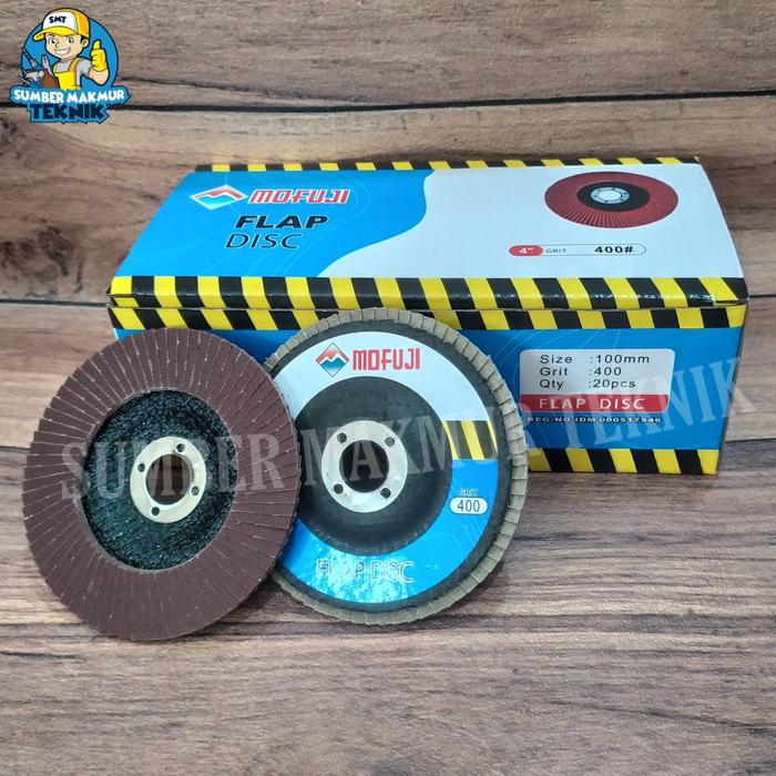 Jual Flapdisc Flap Disc Hamplas Amplas Susun Tumpuk 4 Inch 4” Grit 400 ...