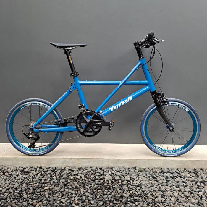 Jual Sepeda Tyrell FX Folding Bike Flat Bar Shimano 105 Blue Edition - Kab. Tangerang - Overflow ...