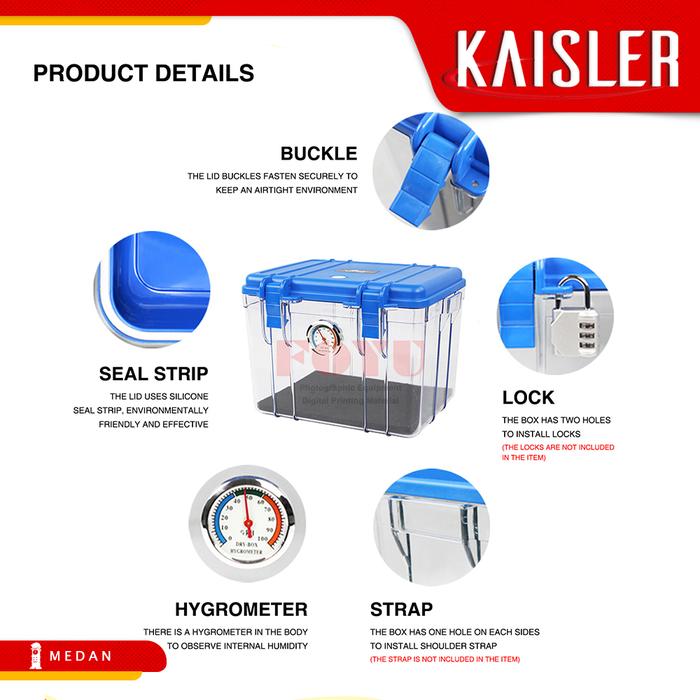 Jual Dry Box Plastik Kering Kamera Silica Gel Elektrik 10 L Kaisler Ec ...