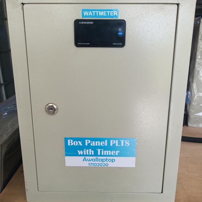 Jual box panel plts off grid 2000w with timer digital scc 30A - 12V ...