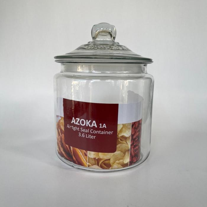 Jual Toples Kaca Azoka 1A / Seal (3.6liter) DLX GLASS (sealer ...