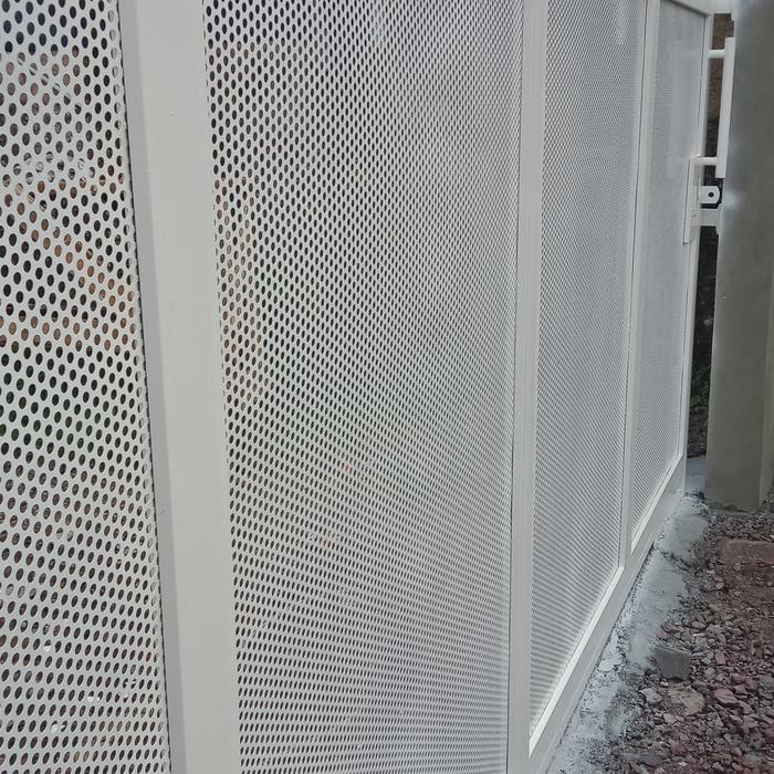 Jual pintu plat bolong perforated pagar perforated - Kab. Sukabumi ...