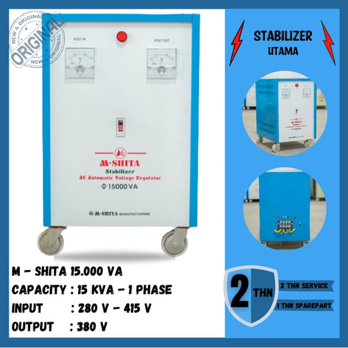 Jual Stabilizer Listrik Stavolt Matsushita / M-SHITA 15000 VA 1 PHASE ...