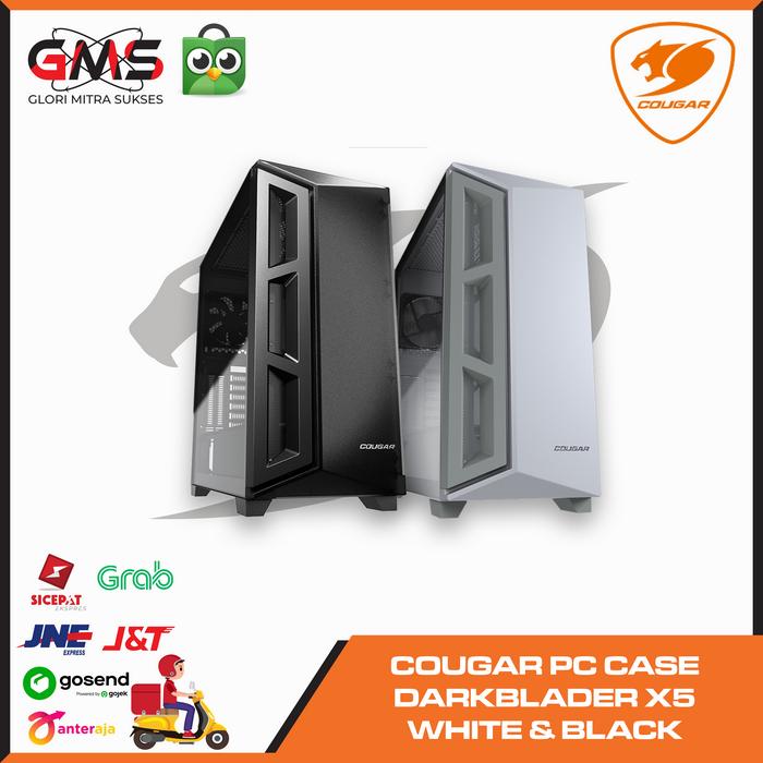 Jual COUGAR PC Case DarkBlader X5 Mid Tower Case - Black & White ...