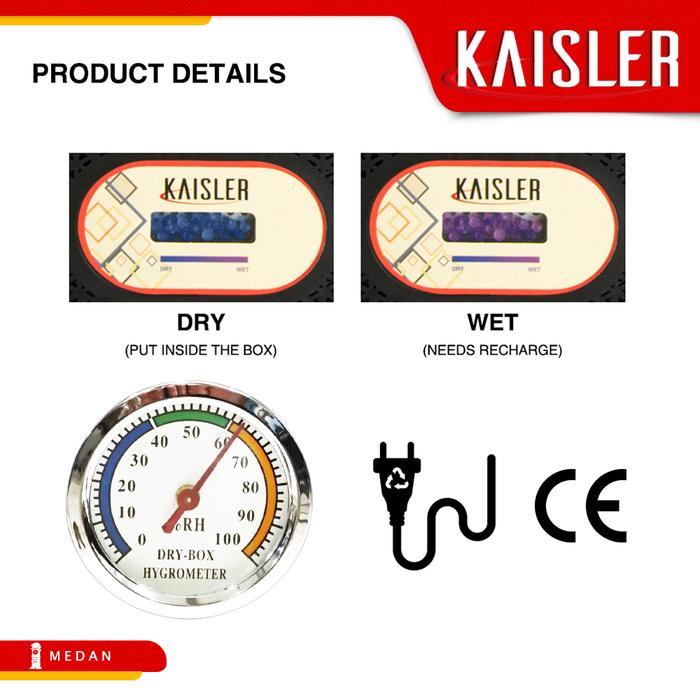 Jual Dry Box Plastik Kering Kamera Silica Gel Elektrik 10 L Kaisler Ec ...