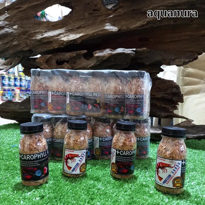 Jual UDANG CAROPHYLL RED 30GR KERING DRIED SHRIMP CAROPHYL MERAH PAKAN ...