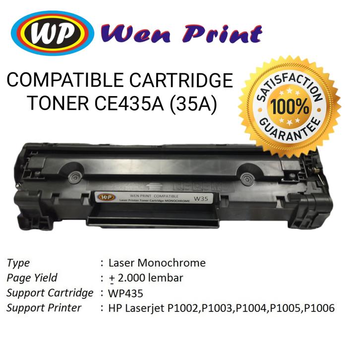 Jual Toner Cartridge Compatible CB435 (35A) HP LaserJet P1005-P1006 - Jakarta Utara - Ade ...