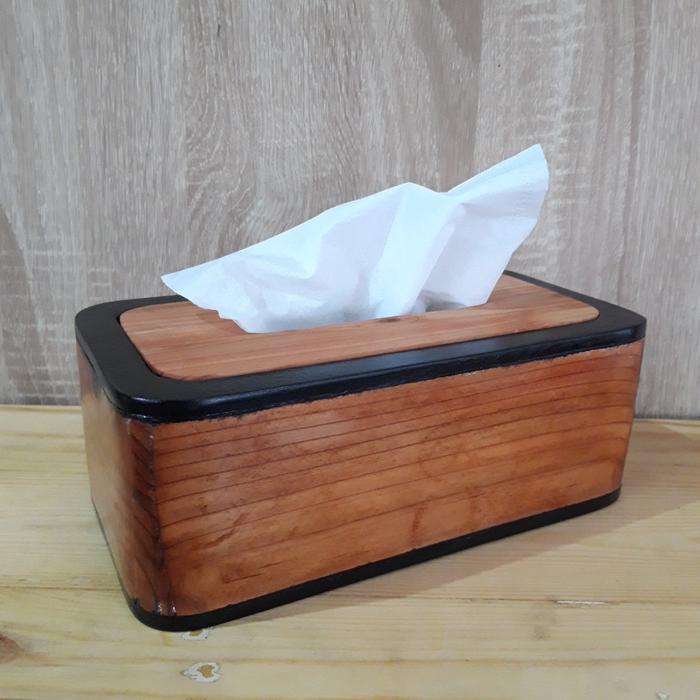 Jual Roekre Kotak Tisue Kayu Premium / Tissue Box Kayu Jati Belanda ...