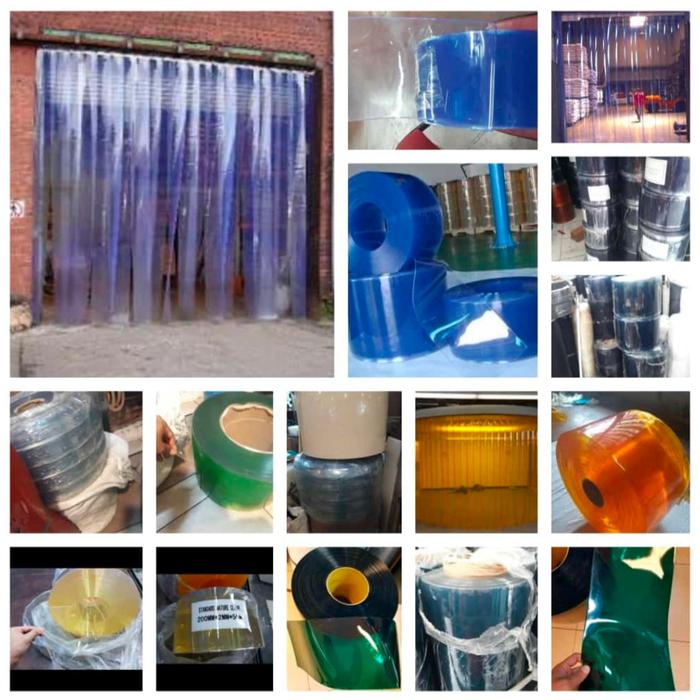 Jual Tirai pvc curtain - plastik pvc curtain 2mm x 20cm x 1m - Jakarta ...
