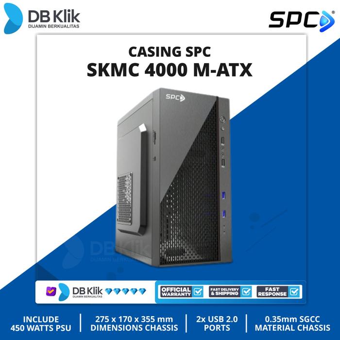 Casing SPC SKMC 4000 m-ATX with 450 Watts PSU - Case SPC SKMC4000