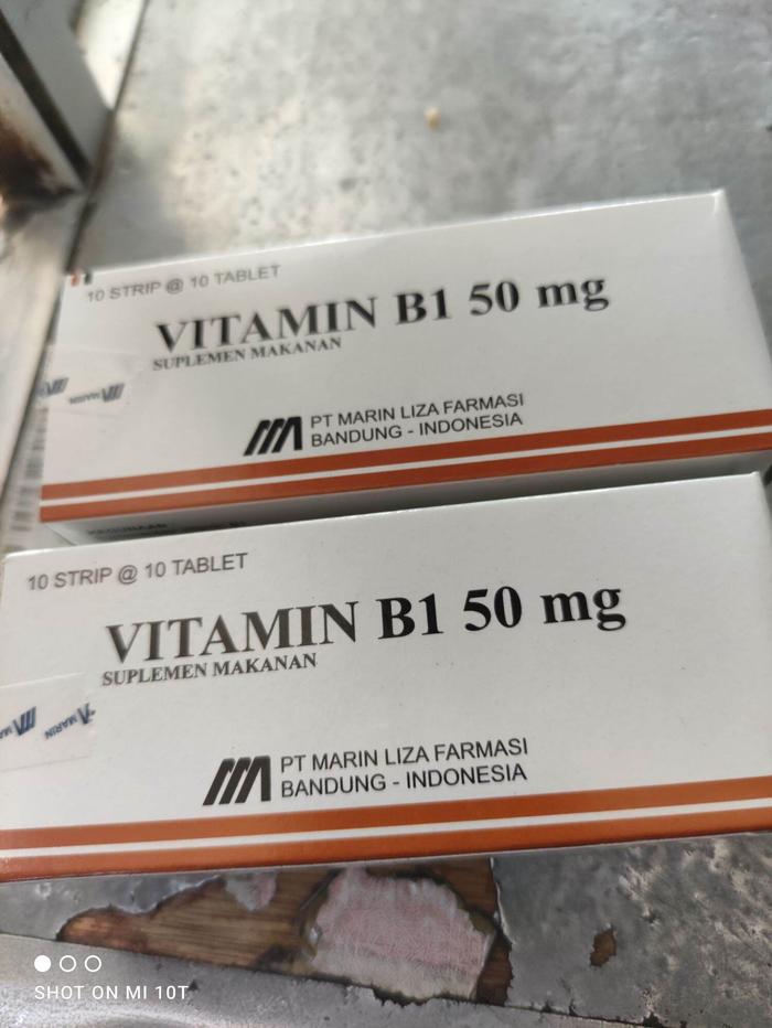 Jual Vitamin B1 50mg Marin - box - Kab. Grobogan - PRO FARMA | Tokopedia