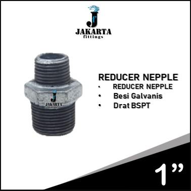 Jual REDUCER NEPPLE PIPE PIPA BESI GALV DRAT BESI BSPT 1/2" 3/4" 1 ...