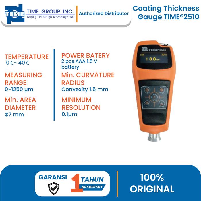 Jual Alat Uji Ketebalan Lapisan Coating Thickness Gauge TIME2510 ...