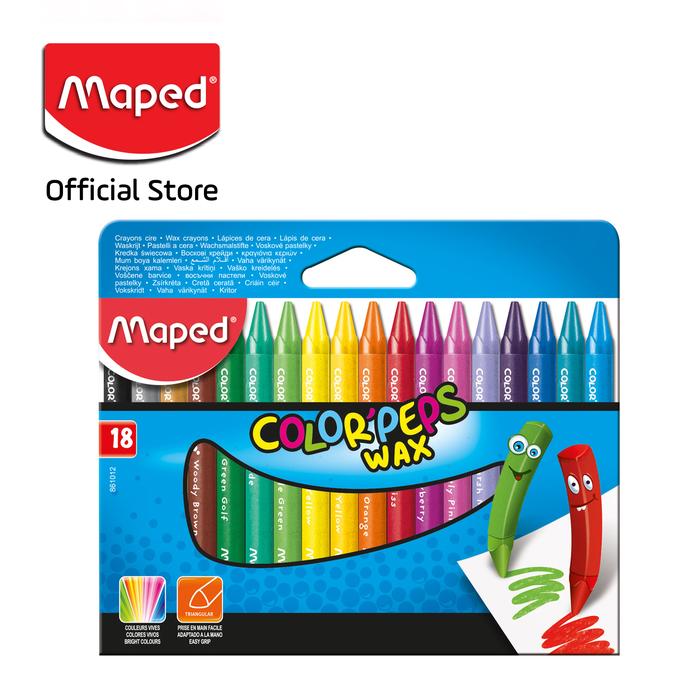 Promo Maped Wax Crayon / Krayon 18 warna - Cardboard - Jakarta Timur ...