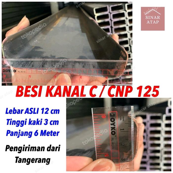 Jual BESI CNP / KANAL C 125 TEBAL 1.7 MM PANJANG 6 METER - Kota ...