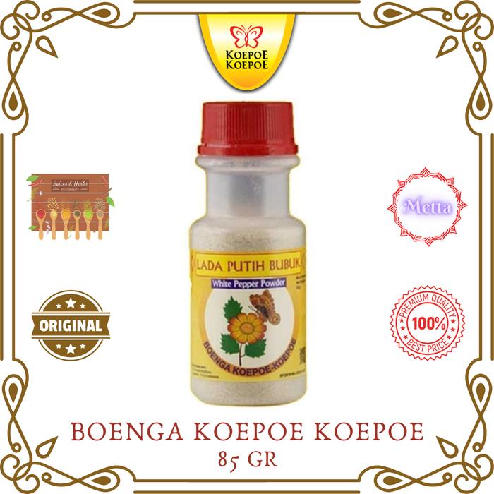 Jual MERICA BUNGA LADA PUTIH BUBUK BOENGA KOEPOE KOEPOE 85GR - Jakarta ...