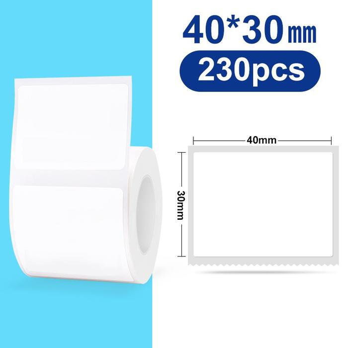 Jual Thermal Label Printer Sticker Niimbot B21 Refill Label - Plain ...