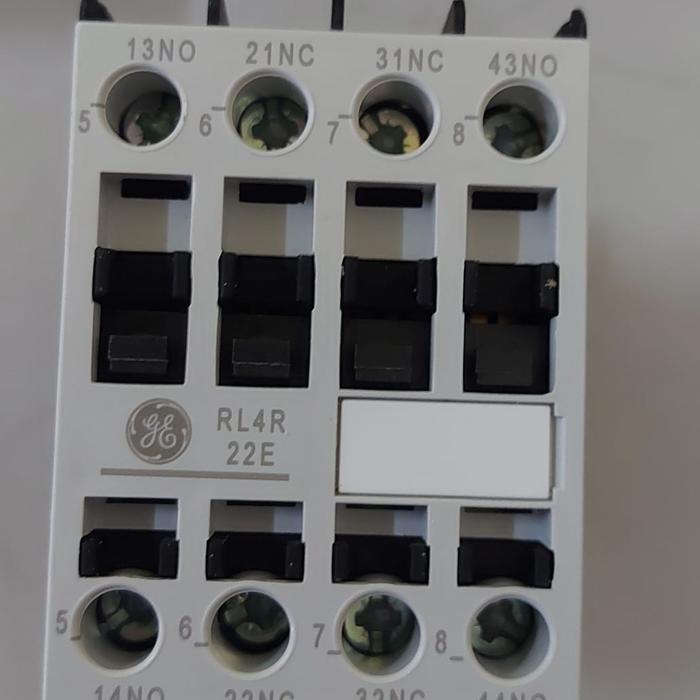 Jual GE Contactor Relay 2NO 2NC RL4R22E Type Lengkap RL4RD022T Coil ...