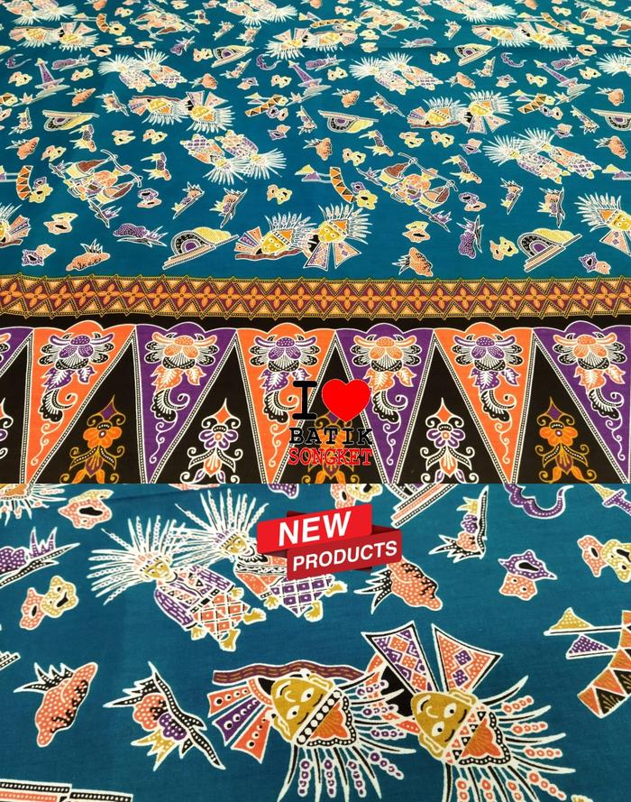 Jual KATUN ONDEL PREMIUM MOTIF 6 BAHAN KAIN BATIK ADAT BETAWI MONAS ...