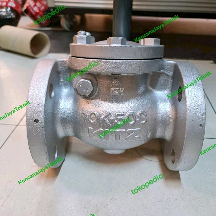 Jual Swing Check Valve / Klep Tabok Cast Iron Jis 10k 1 1/2" inch DN40 KITZ - Jakarta Barat ...
