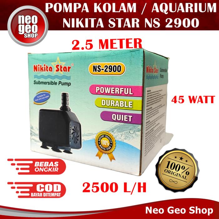 Jual NS2900 NS 2900 NIKITA STAR Pompa Kolam Ikan Aquarium Hidroponik - Kota Depok - neo geo shop ...
