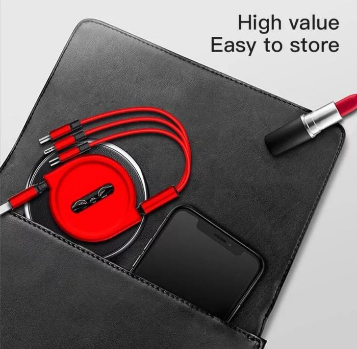 Jual ORIGINAL MULTI KABEL DATA FAST CHARGING 3IN1 CABLE CAS CASAN MULTI ...