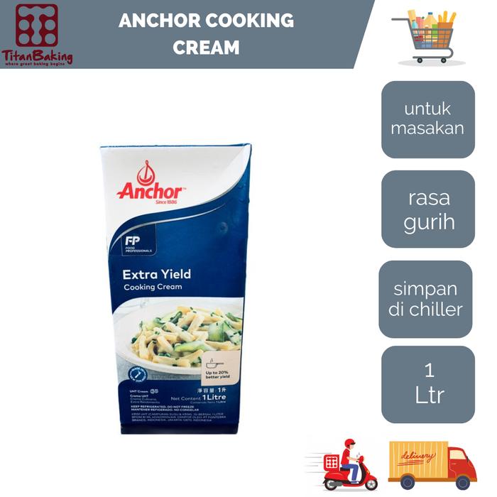 Jual Cooking Cream Anchor Extra Yield 1 liter - Jakarta Selatan ...