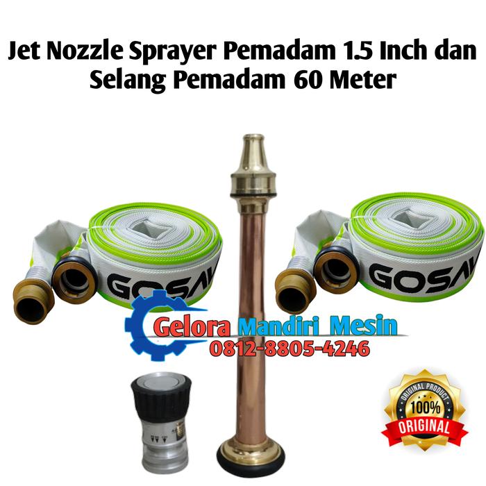 Jual Paket Jet Nozle Selang Pemadam Panjang 60 Meter Komplit Variable ...