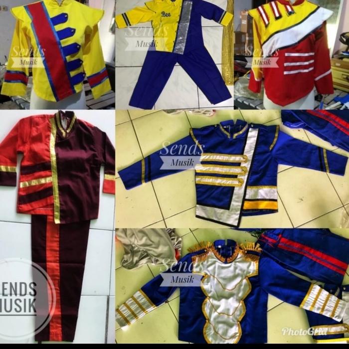 Jual seragam drumband SD+topi marching band pasukan - Kota Depok ...