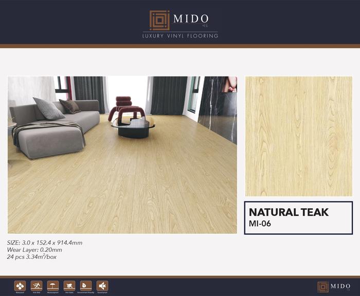 Jual Karpet Vinyl Tile Mido Tebal 3mm / Vinyl Lantai Lembaran Motif ...