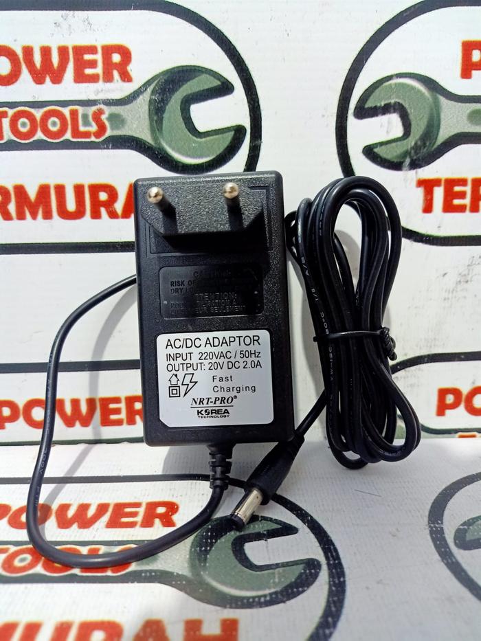 Jual Charger Bor Baterai 20V NRT PRO Cordless Drill 20 V Cas Pengisi ...