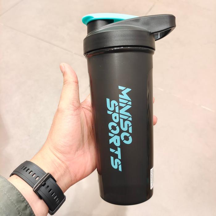 Jual MINISO Botol Minum Shaker Sports 800ml - Black - Jakarta Barat ...