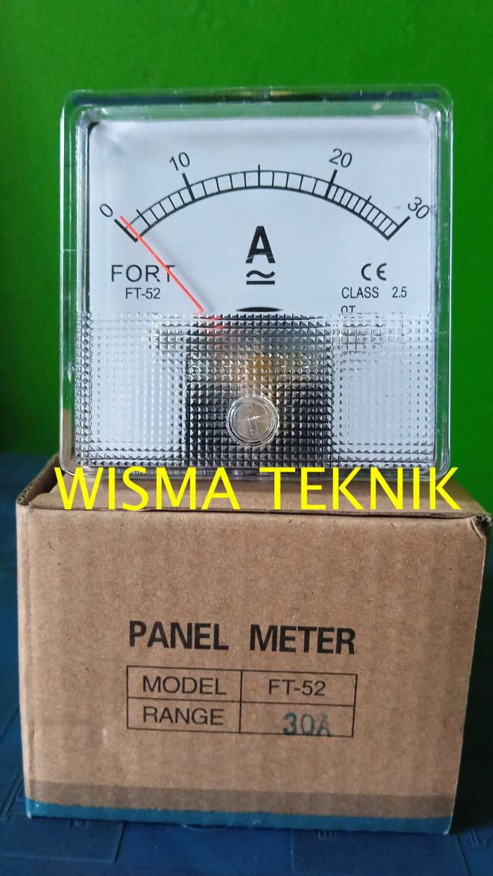Jual AMPERE METER ANALOG 30 AMP AC/DC FORT MODEL FT-52A - Jakarta Timur ...