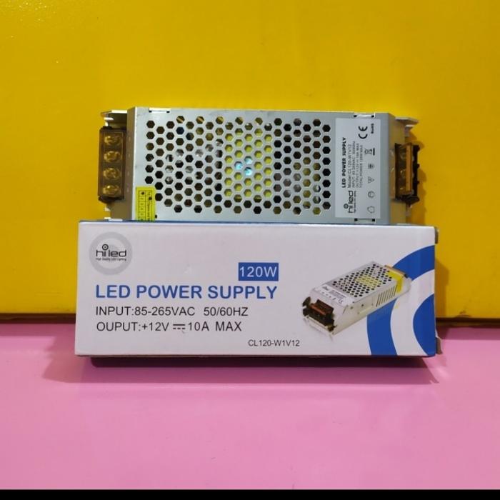 Jual Hiled Adaptor / Ballast Lampu Led strip 10A 120w 12V indoor ...