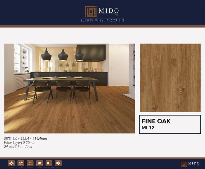 Jual Karpet Vinyl Tile Mido Tebal 3mm / Vinyl Lantai Lembaran Motif ...