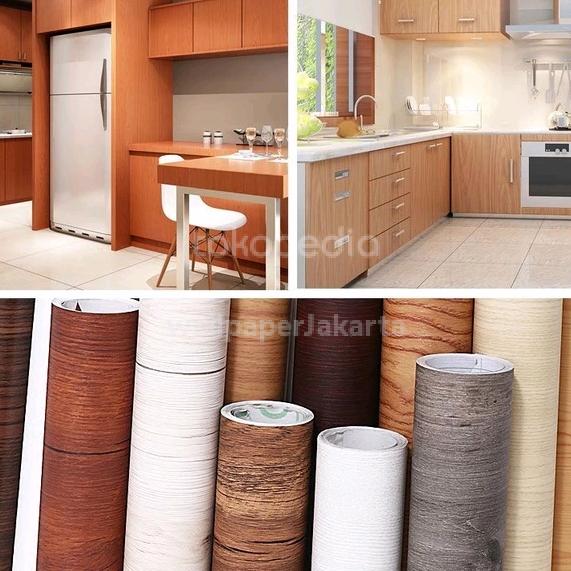 Jual Stiker Meja/stiker Lemari Motif Kayu Tahan Air Dan Tebal Berserat ...