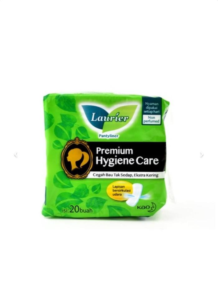 Jual PEMBALUT PANTYLINER LAURIER PREMIUM HYGIENE 20 PADS CEGAH BAU ...
