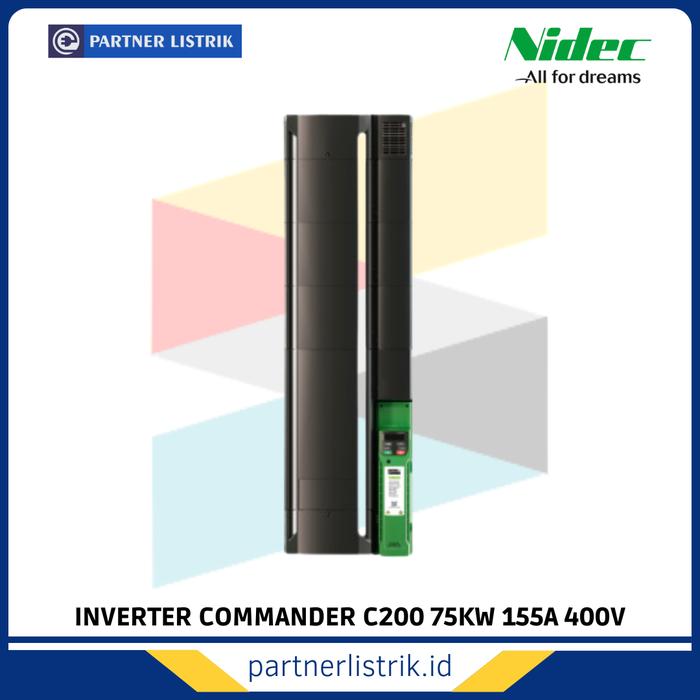 Jual INVERTER COMMANDER C200 75KW 155A 400V NIDEC CONTROL TECHNIQUES ...