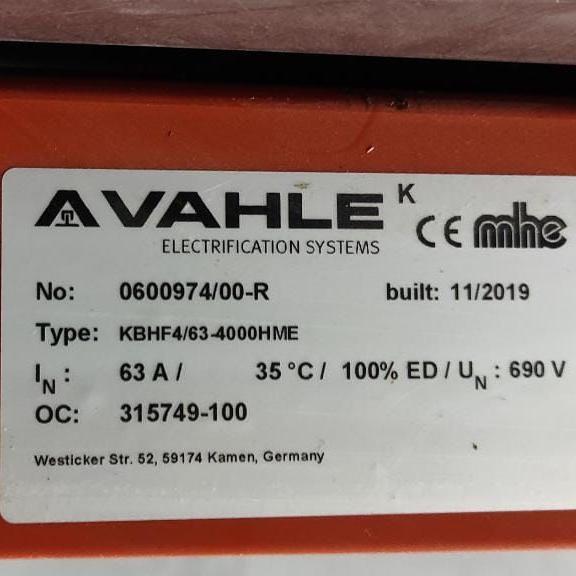 Jual conductor KBHF 4/63 Vahle - Kab. Sidoarjo - oncrane | Tokopedia